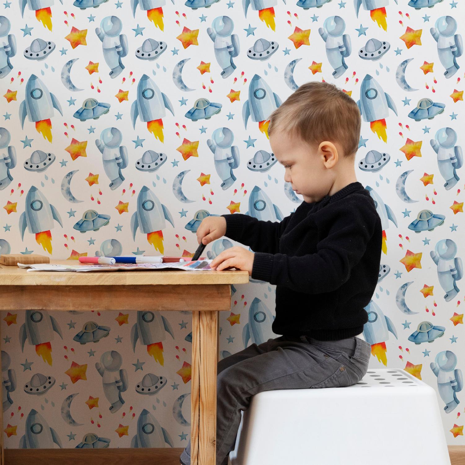 DIY Wallpaper Magic: Create Your Child's Dream Room!