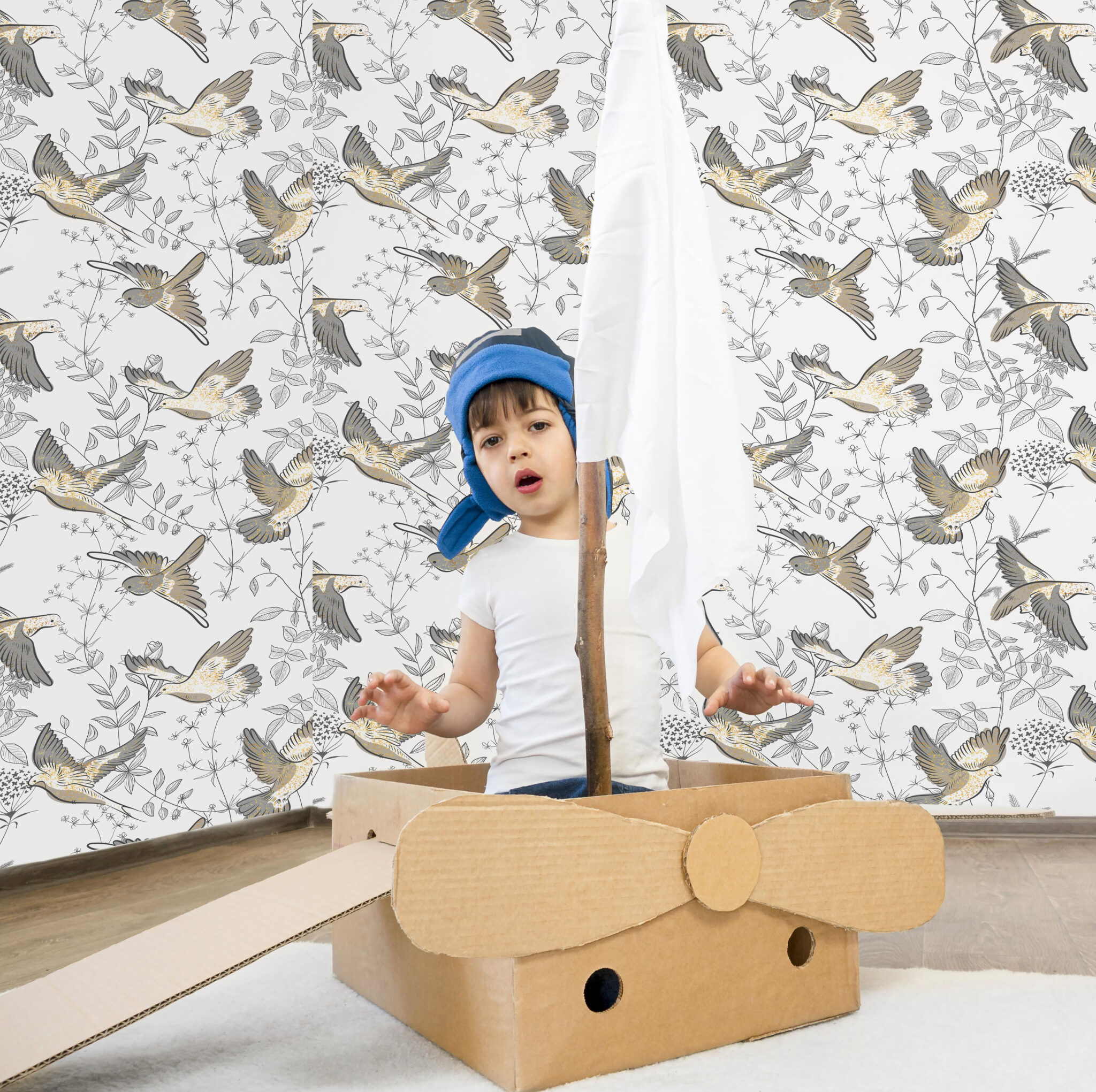 Create Everlasting Joy: Opt for Durable Playroom Wallpaper