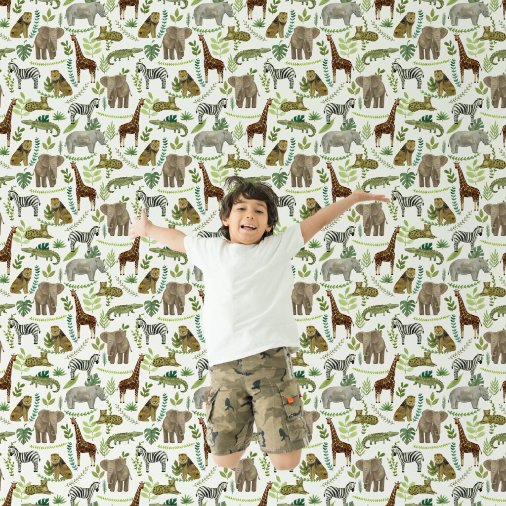 Influence your child’s development with the right nursery wallpaper